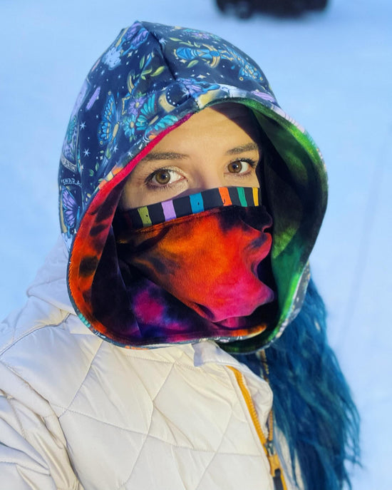 Scowl Cowl Sewing PDF pattern Hood and face covering by RockerByeDesta ...