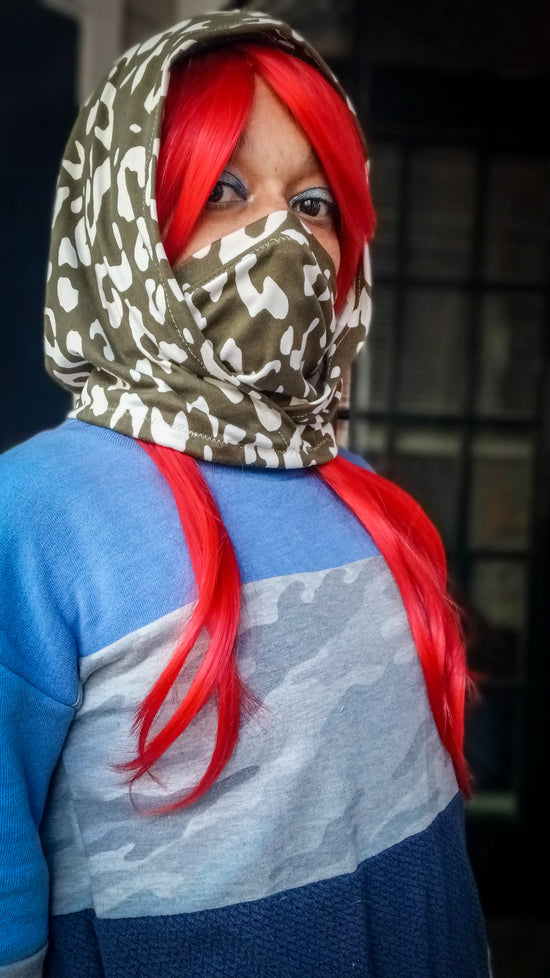 Scowl Cowl Sewing PDF pattern Hood and face covering by RockerByeDesta ...