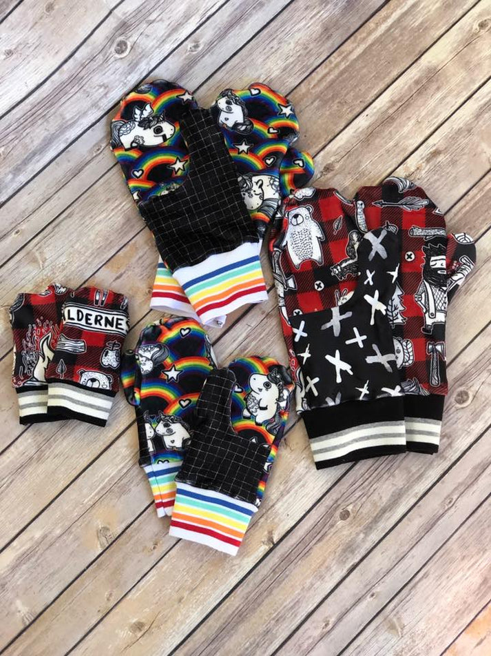 Merry Mittens Sewing Pattern PDF (Sweater Mittens or Fleece Mittens ...